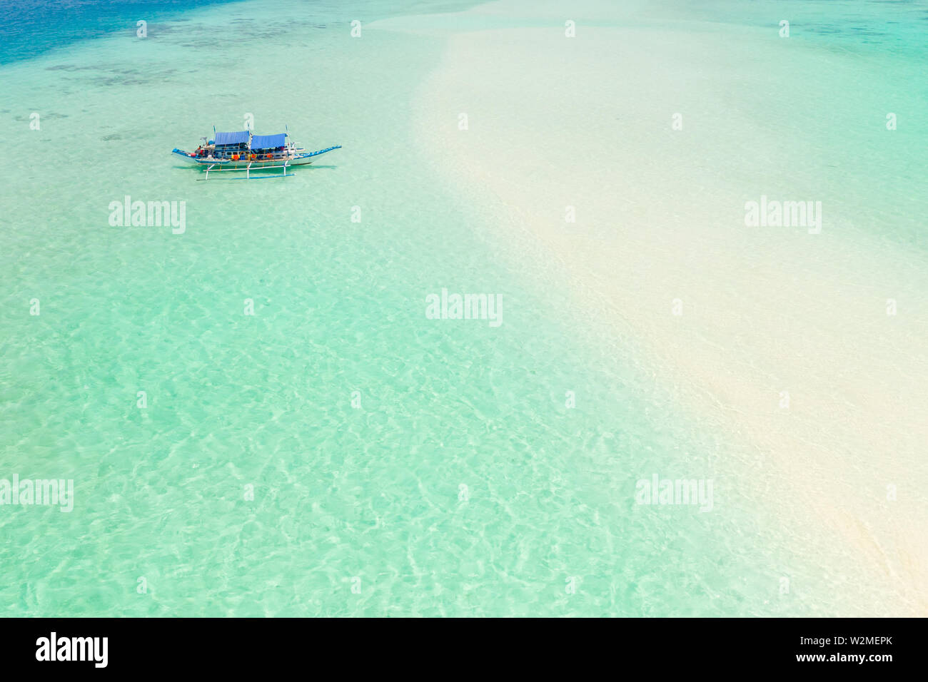 Mansalangan sandbar, Balabac, Palawan, Philippines. Tropical islands ...