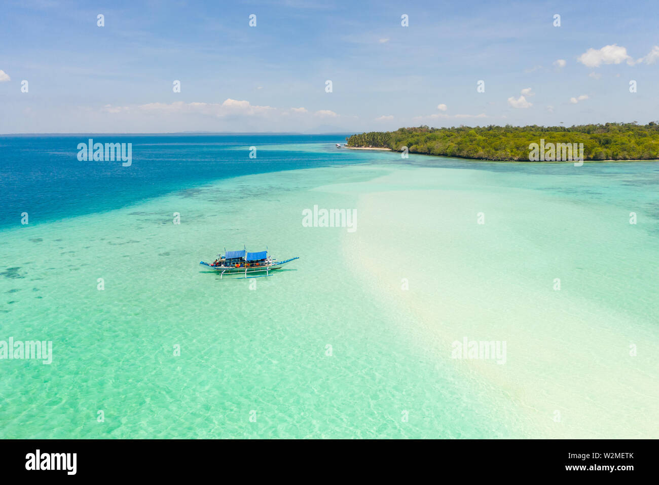 Mansalangan sandbar, Balabac, Palawan, Philippines. Tropical islands ...