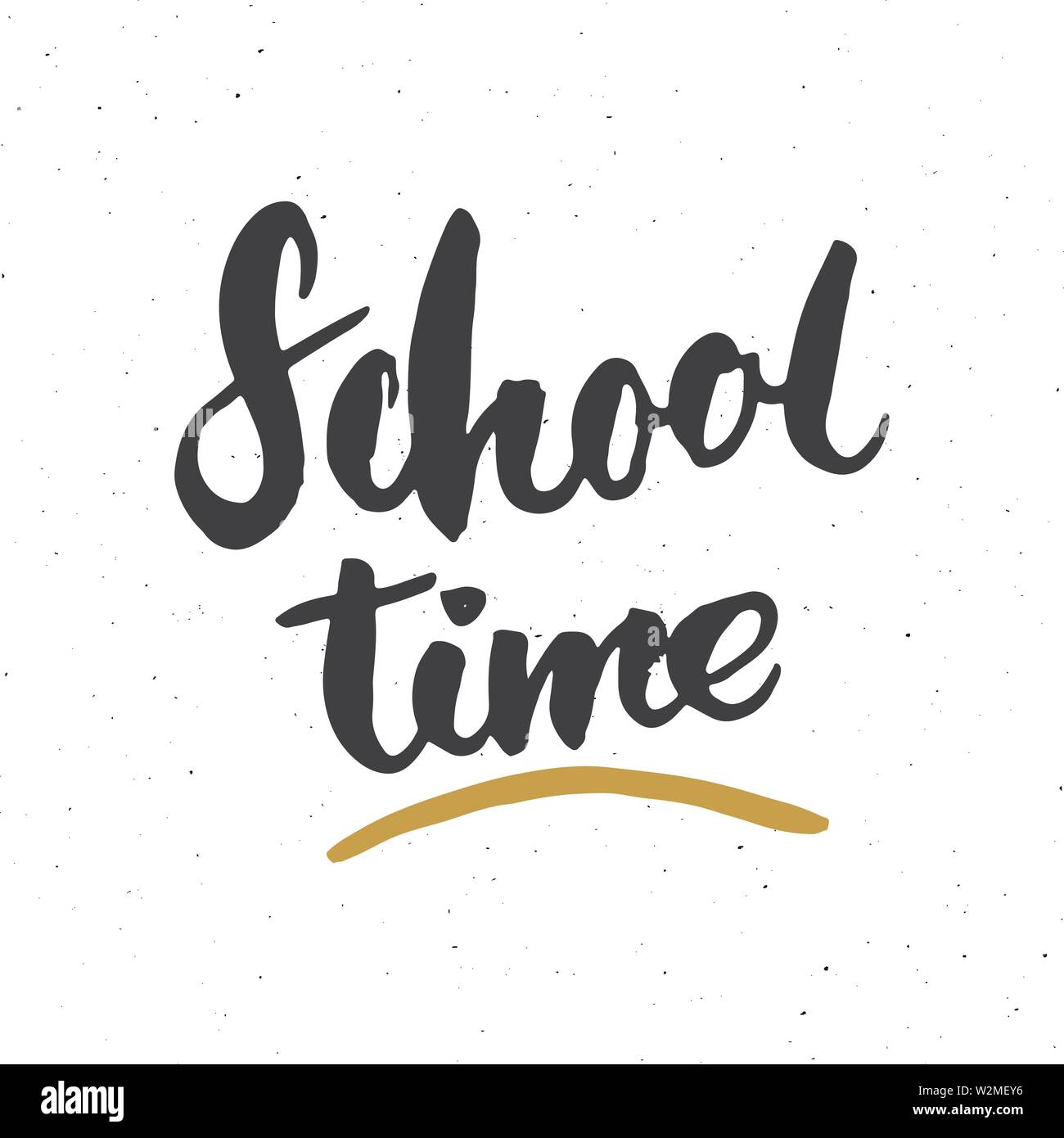Back to School Calligraphic Lettering. Calligraphy Lettering with ...