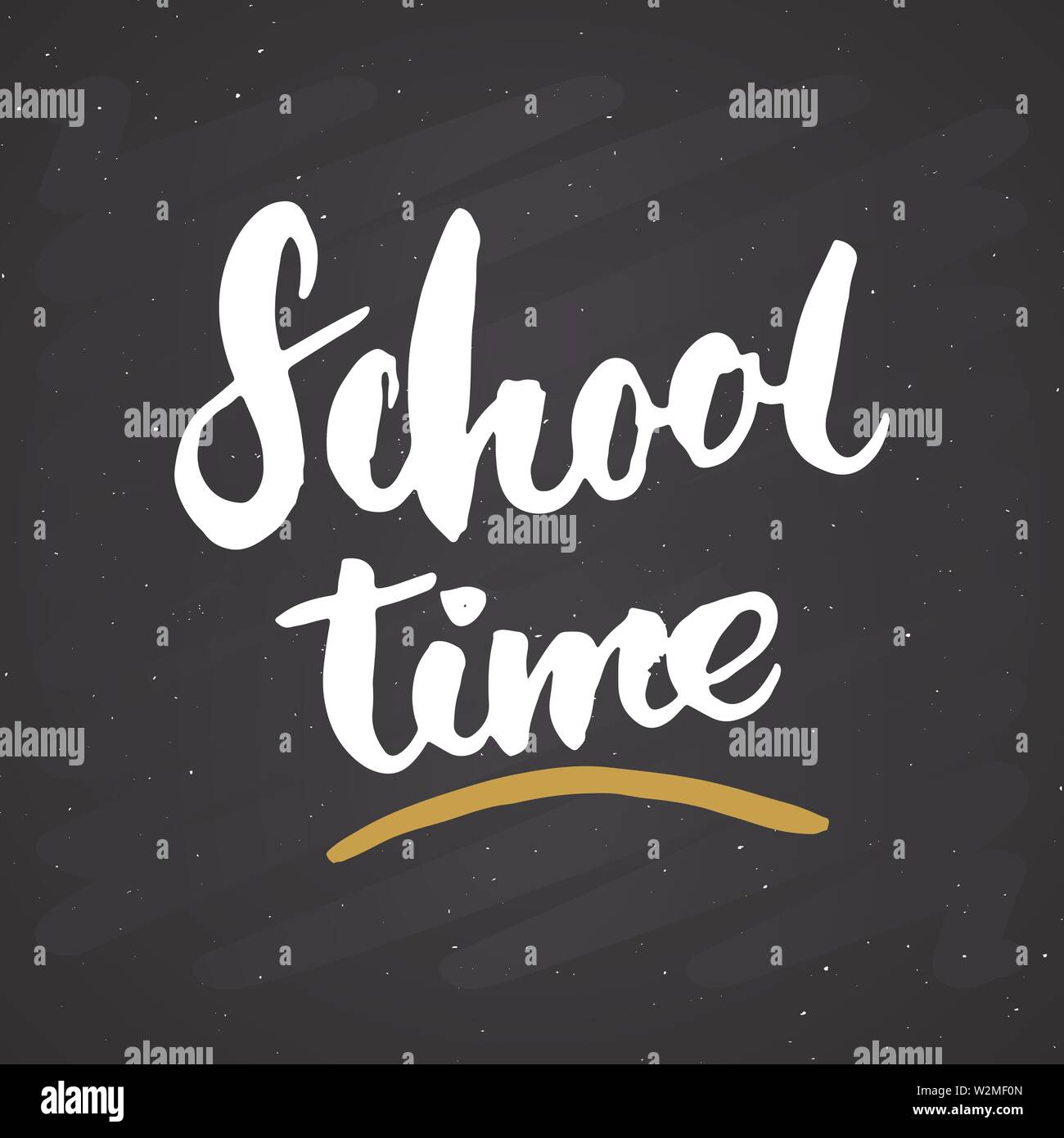 Back to School Calligraphic Lettering. Calligraphy Lettering with ...