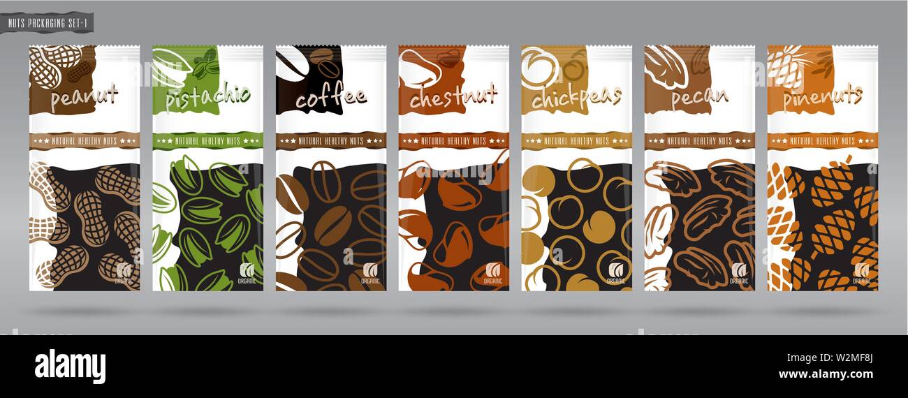 Nuts packaging set - 1 Stock Vector Image & Art - Alamy