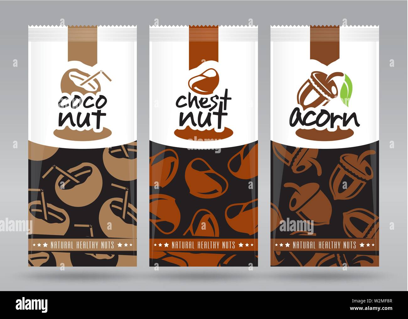 Nuts packaging set Stock Vector Image & Art - Alamy