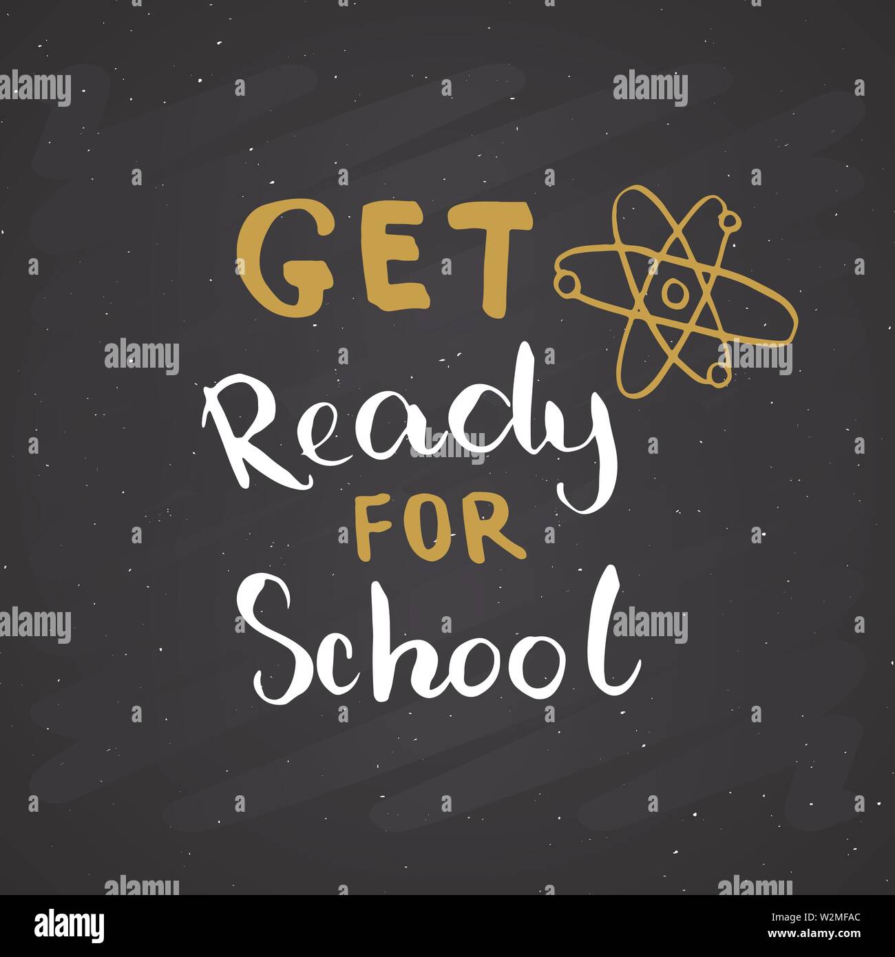 Back to School Calligraphic Lettering. Calligraphy Lettering with ...