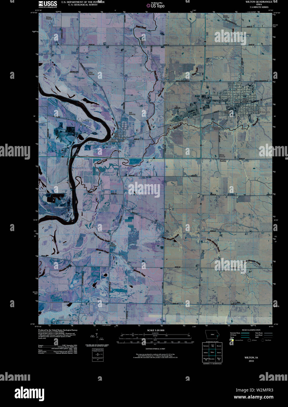 Map of wilton hi-res stock photography and images - Alamy