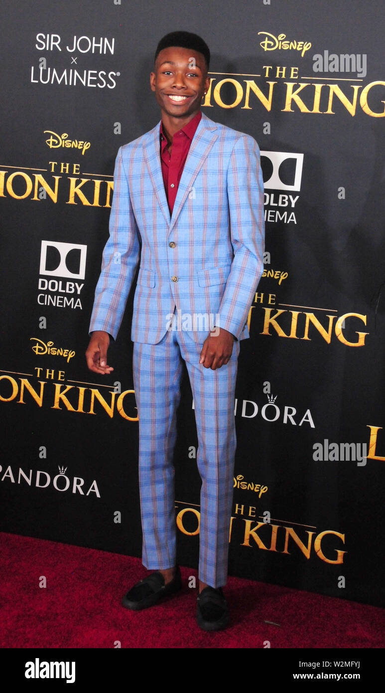 Hollywood, California, USA 9th July 2019 Actor Niles Fitch attends the ...