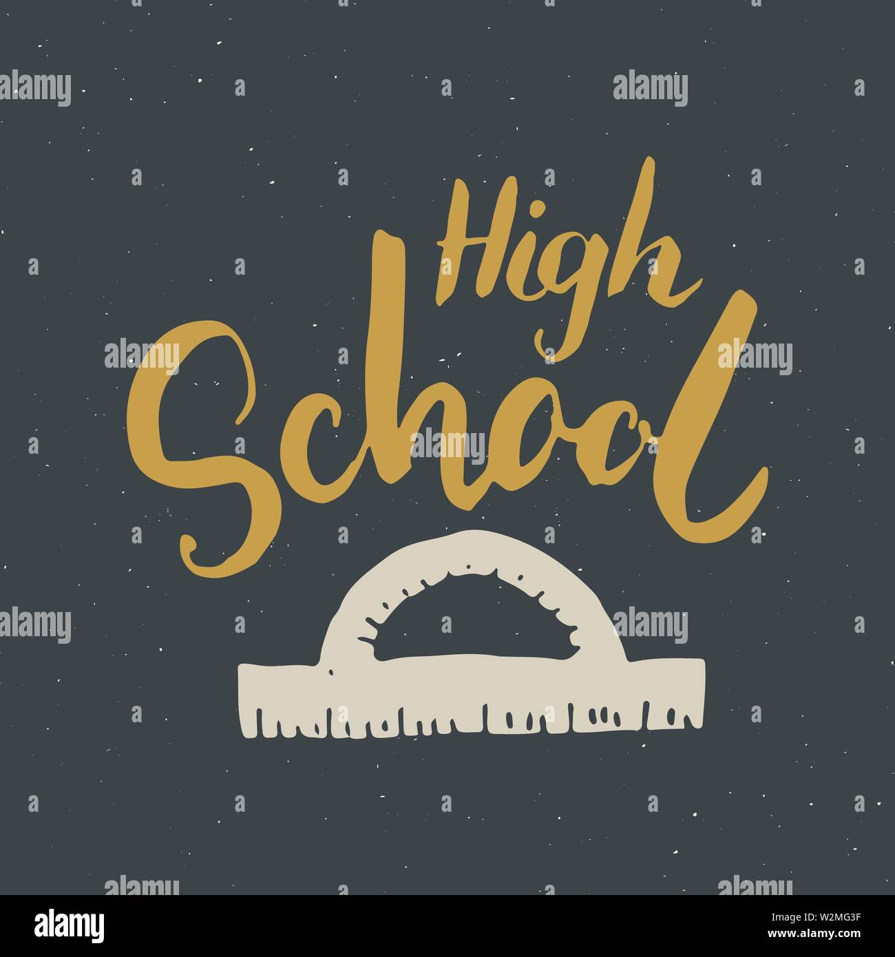 Back to School Calligraphic Lettering. Calligraphy Lettering with ...
