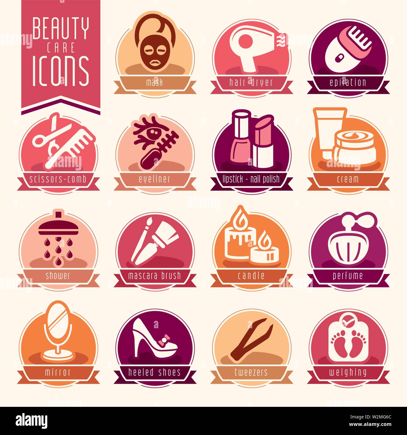 Face beauty water drop Stock Vector Images - Alamy