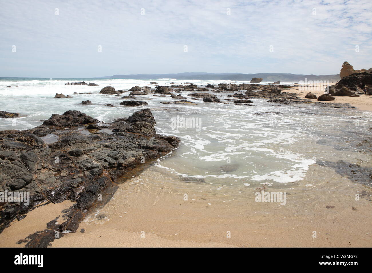 Great Ocean Road and surrounding beach and scenery. Victoria. Australia ...