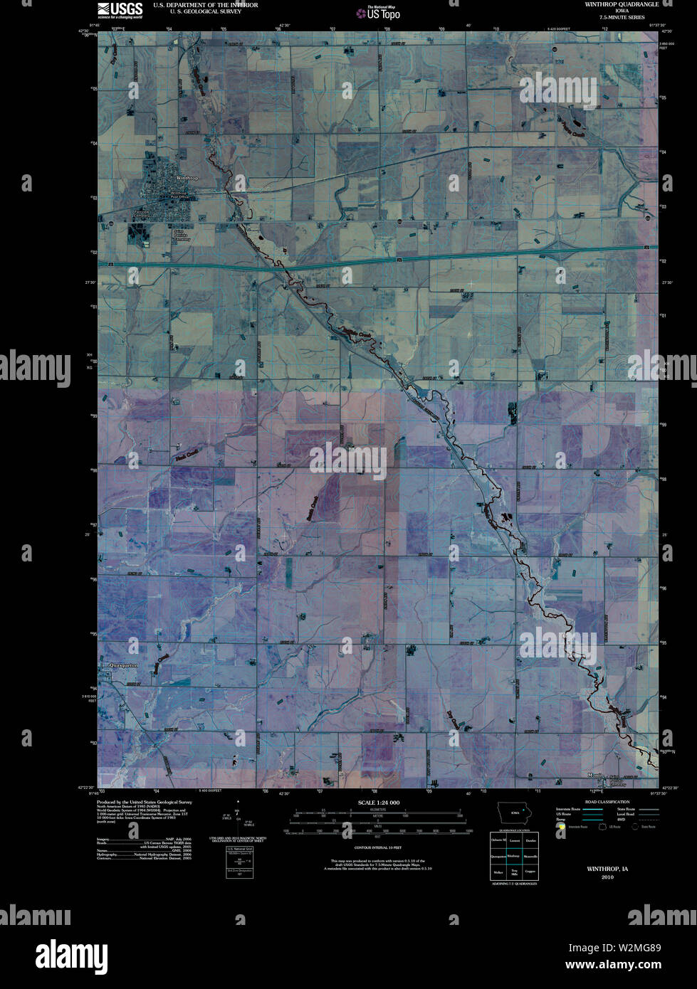 Map of winthrop hi-res stock photography and images - Alamy