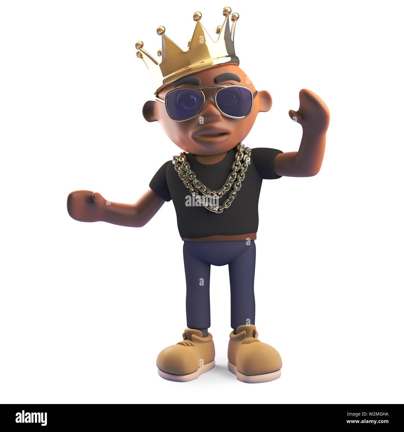 Gold crown rapper hi-res stock photography and images - Alamy
