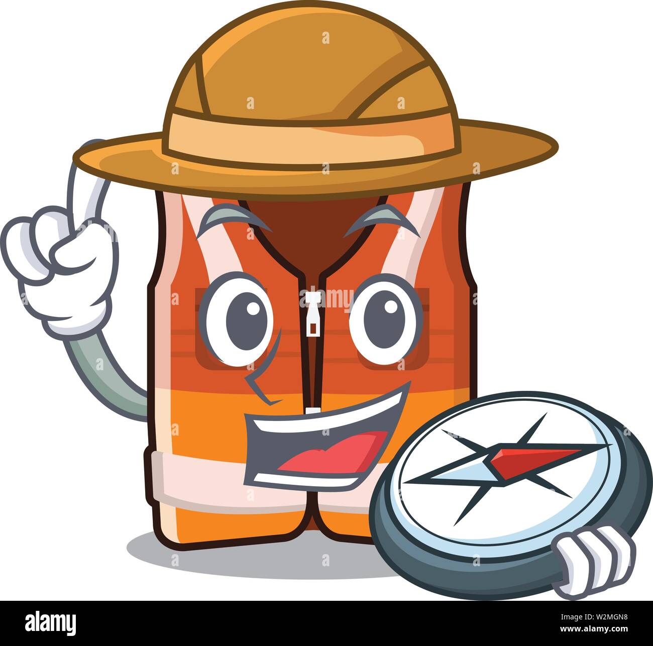Explorer safety vest in the cartoon shape Stock Vector Image & Art - Alamy
