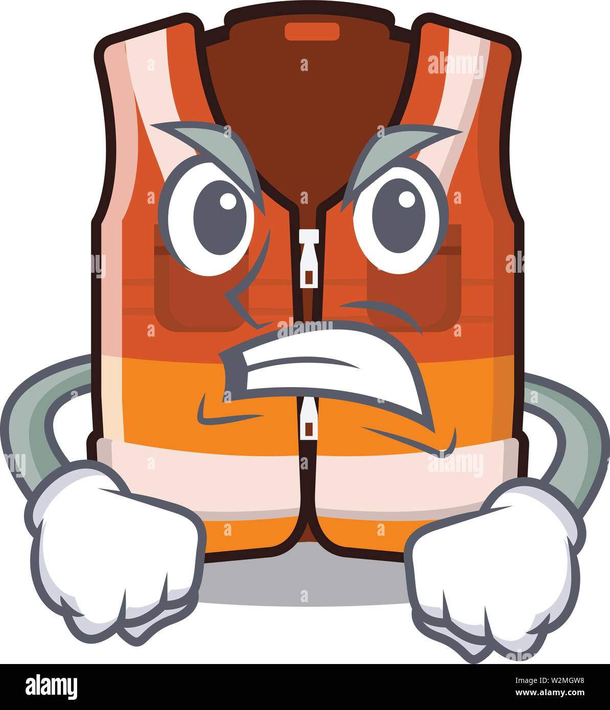 Builder in reflective vest Stock Vector Images - Alamy