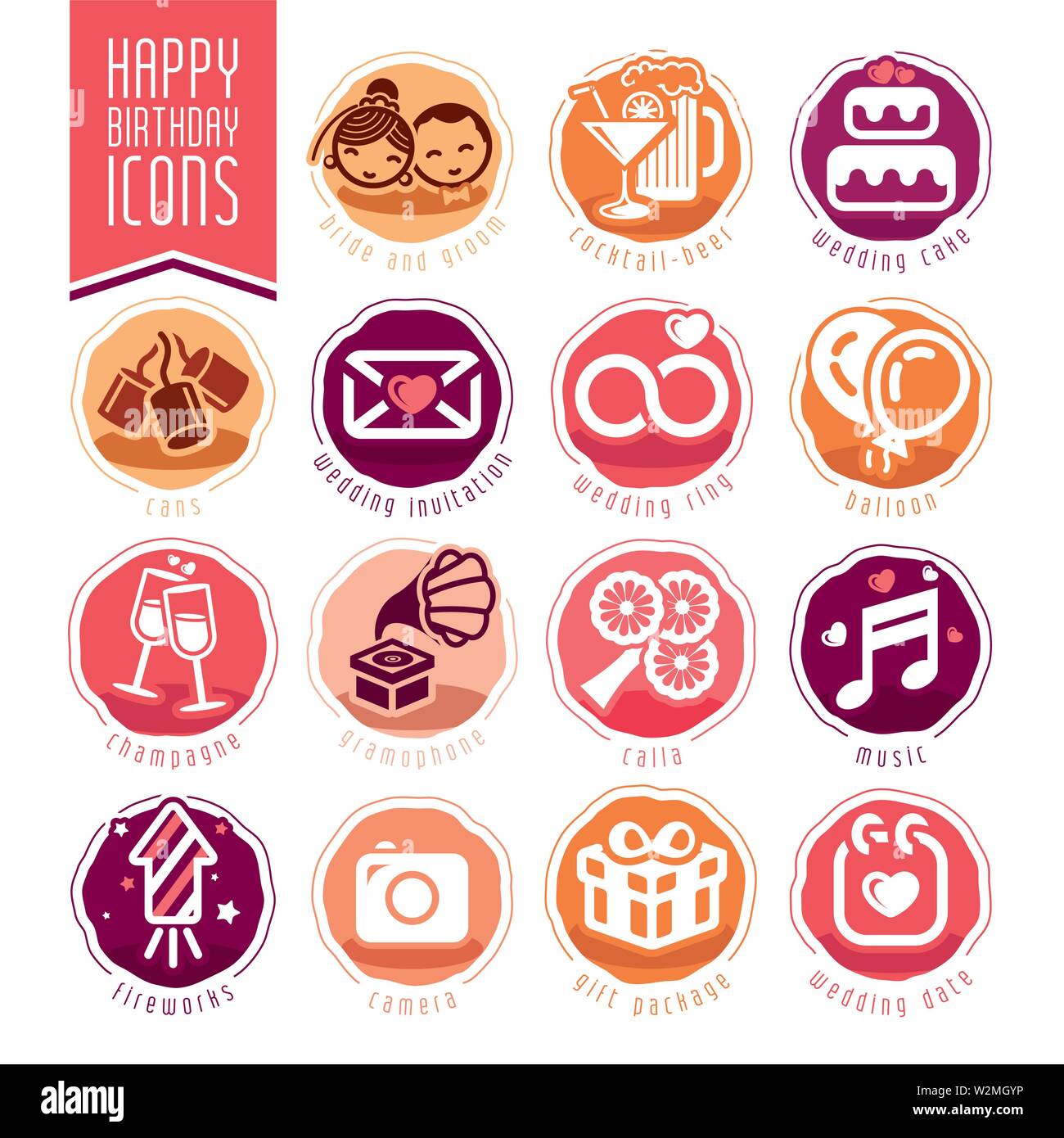 Beer birthday Stock Vector Images - Alamy