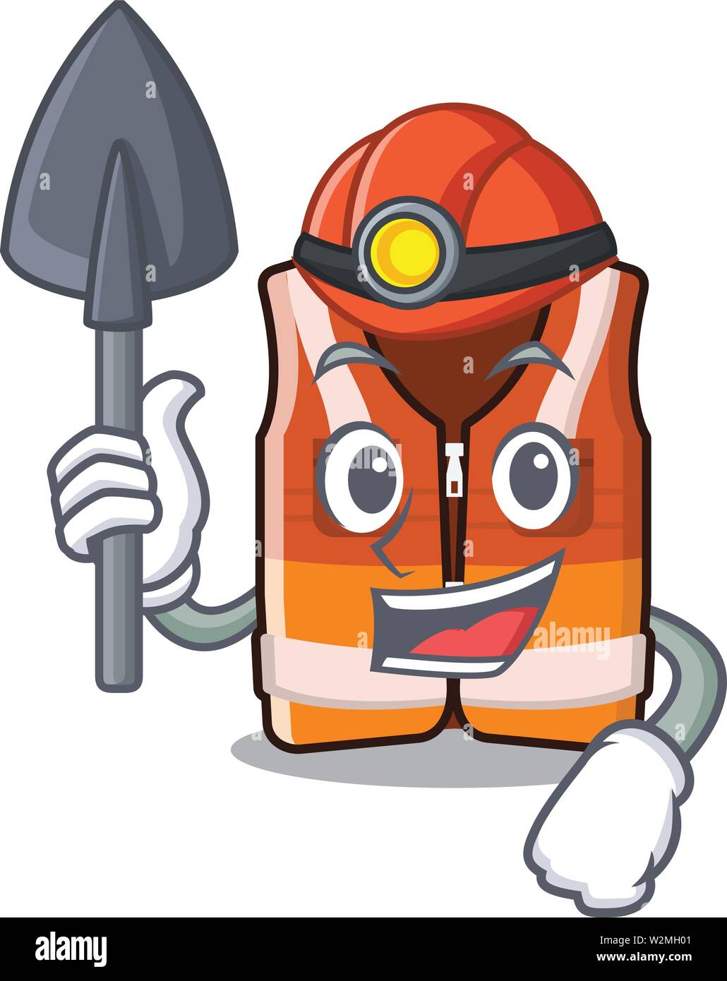 Miner safety vest in the cartoon shape Stock Vector Image & Art - Alamy