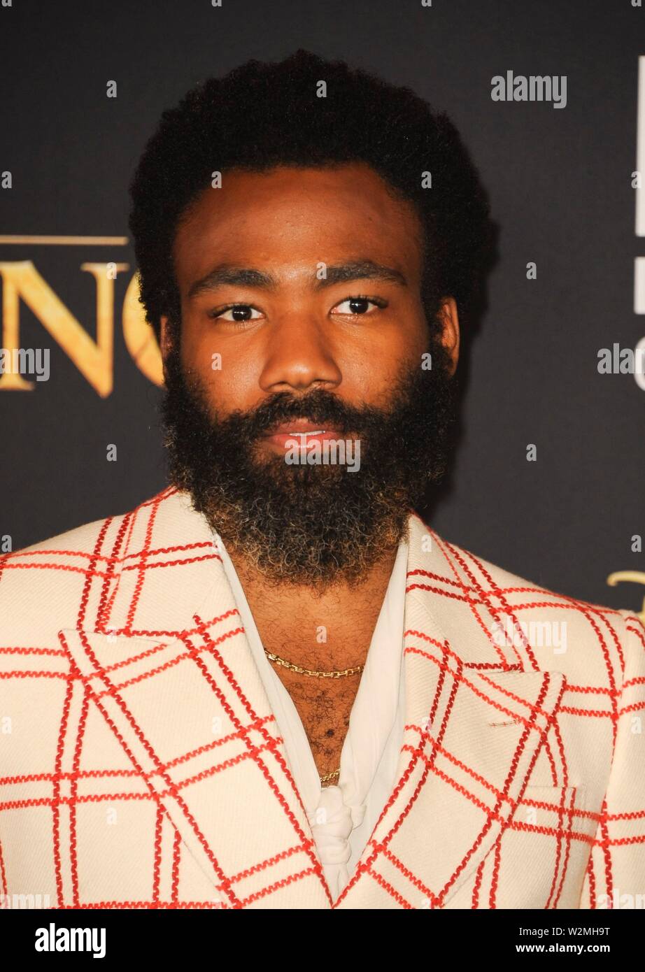 Los Angeles, CA, USA. 9th July, 2019. Donald Glover at arrivals for THE ...