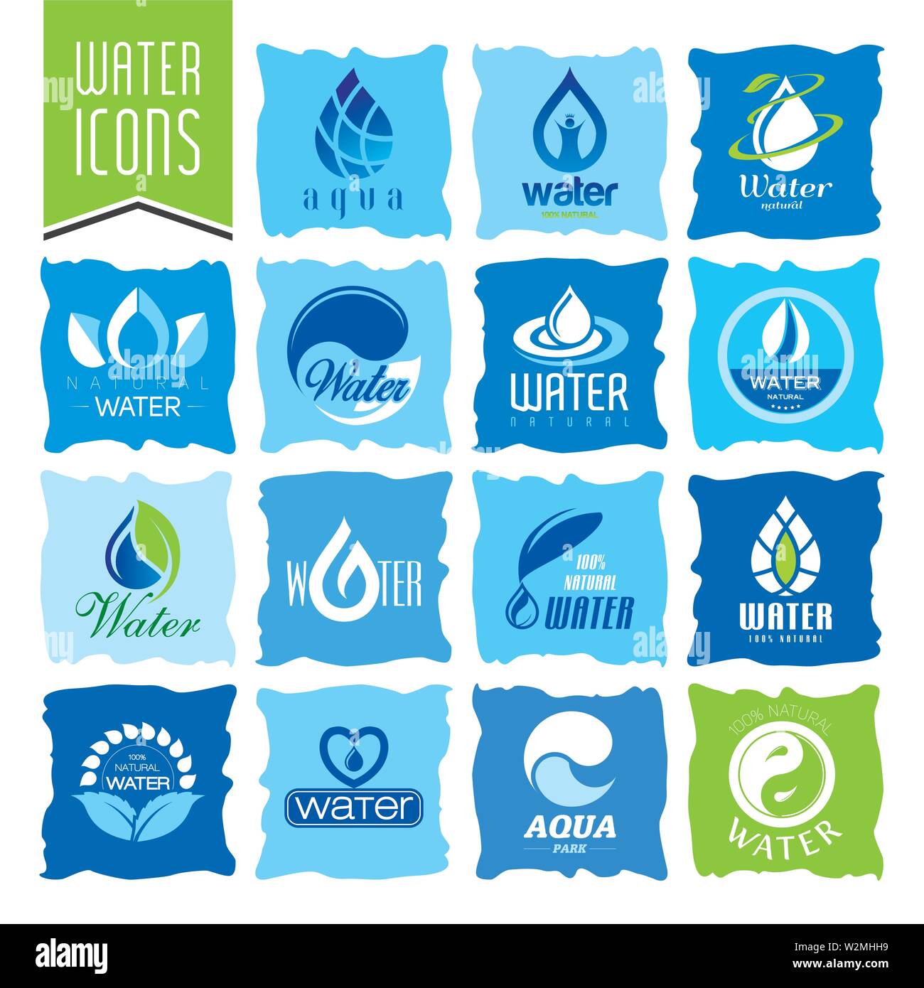 Water series splash Stock Vector Images - Alamy