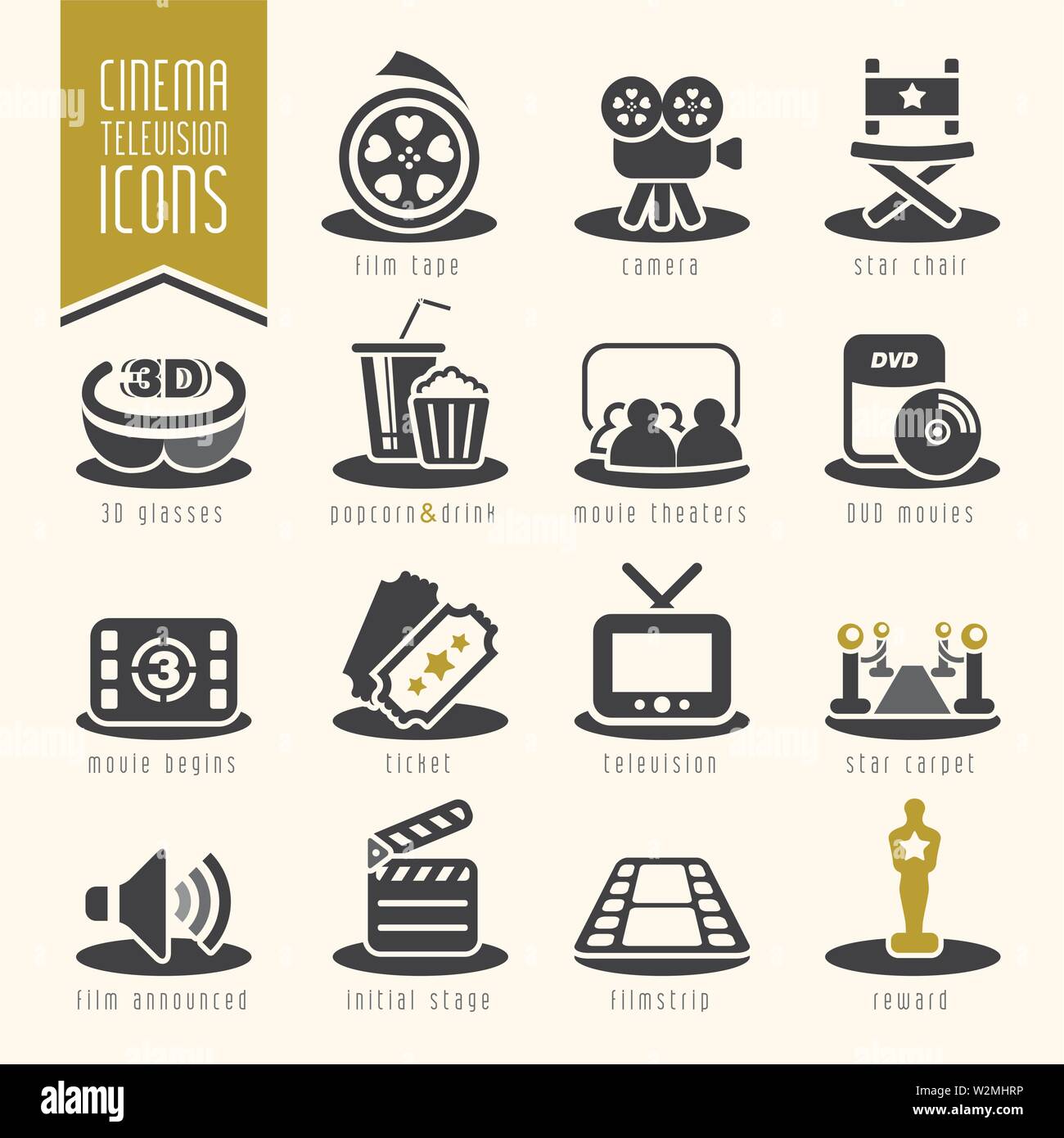 Oscar tv Stock Vector Images - Alamy