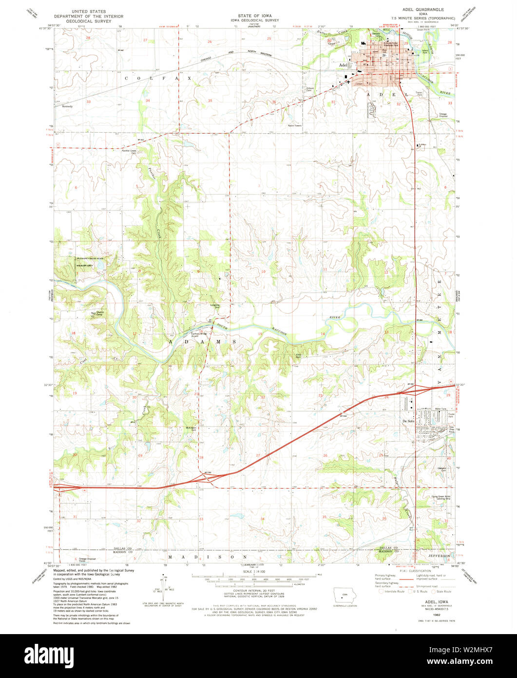 Adel iowa map Cut Out Stock Images & Pictures - Alamy