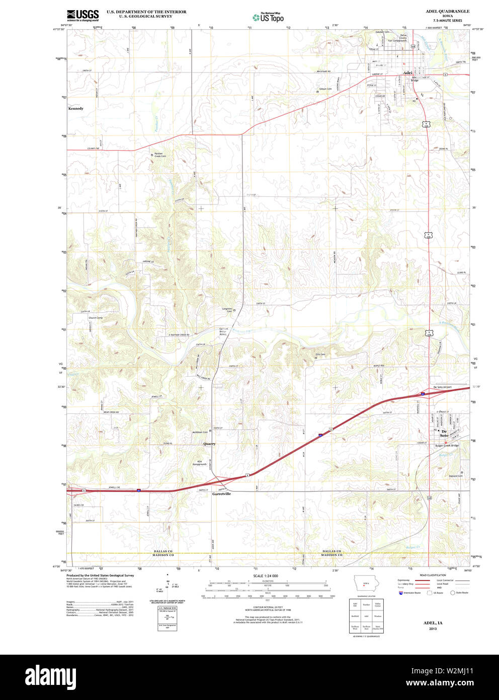 Adel iowa map Cut Out Stock Images & Pictures - Alamy