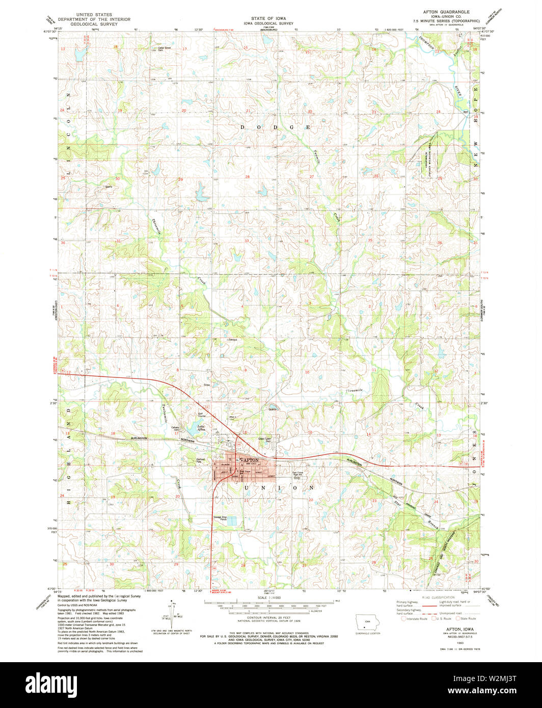 Maps 1983 hi-res stock photography and images - Alamy