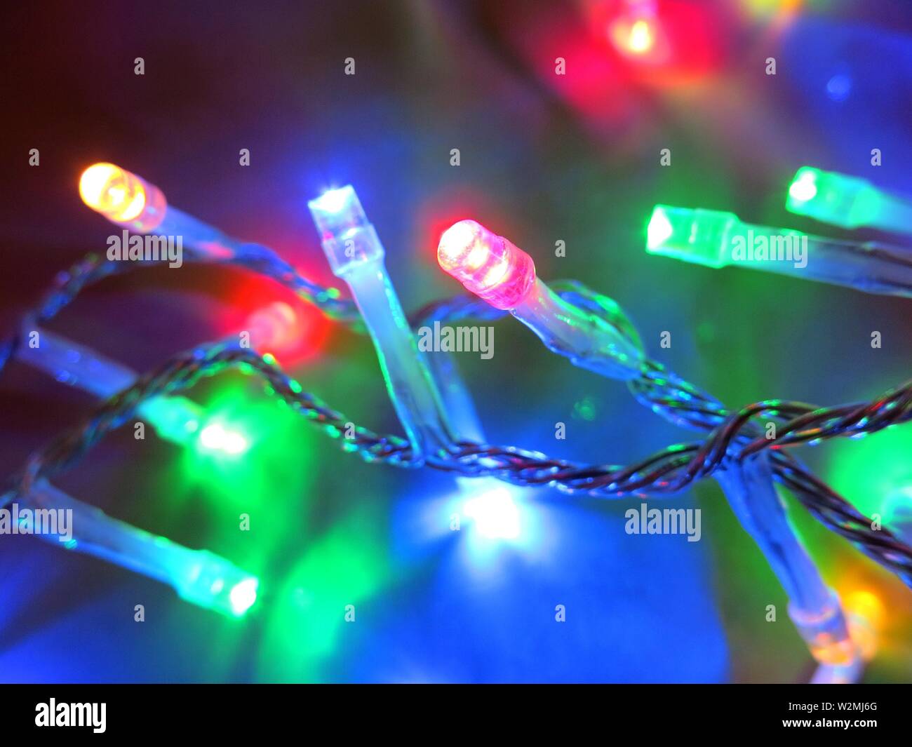 Light emitting diode christmas lights hi-res stock photography and ...