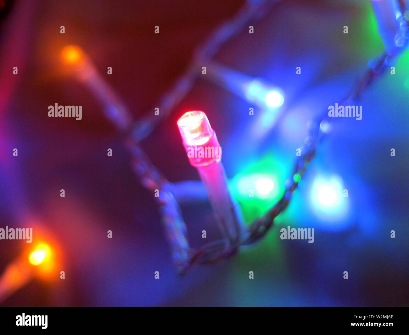 Light emitting diode christmas lights hi-res stock photography and ...
