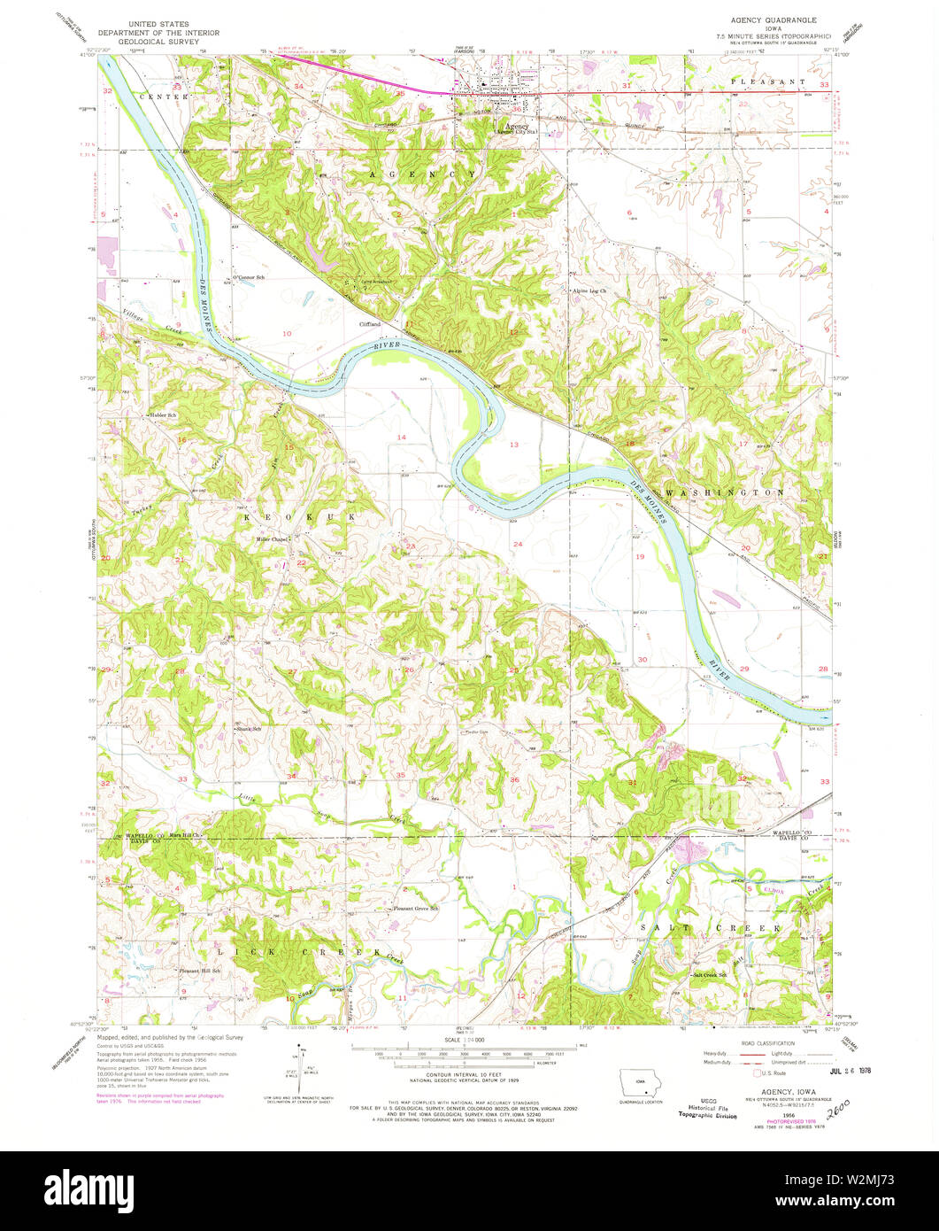 1956 maps hi-res stock photography and images - Alamy