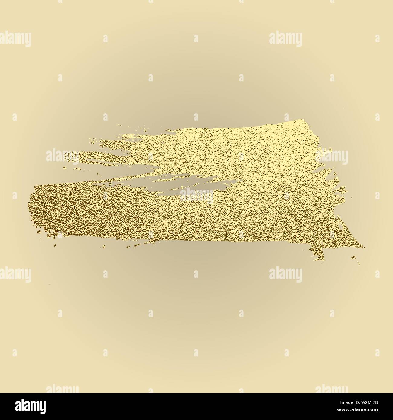 Gold paint stroke. Abstract gold glittering textured art illustration ...