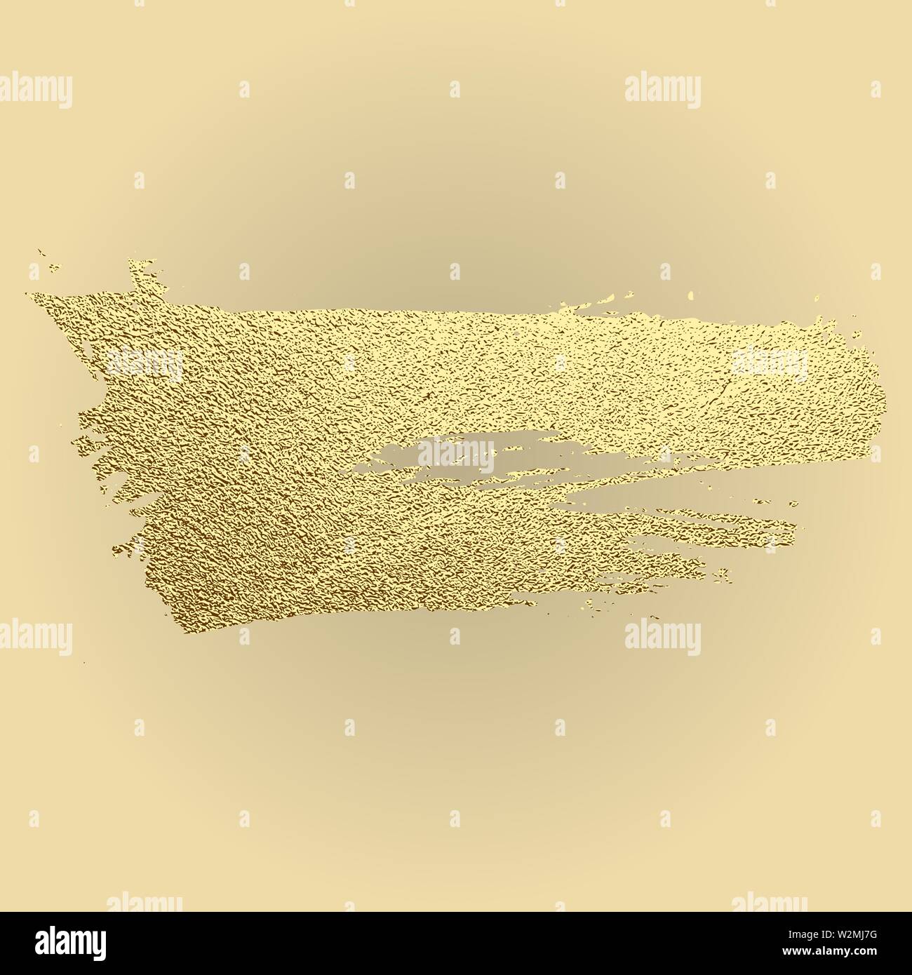 Gold paint stroke. Abstract gold glittering textured art illustration ...