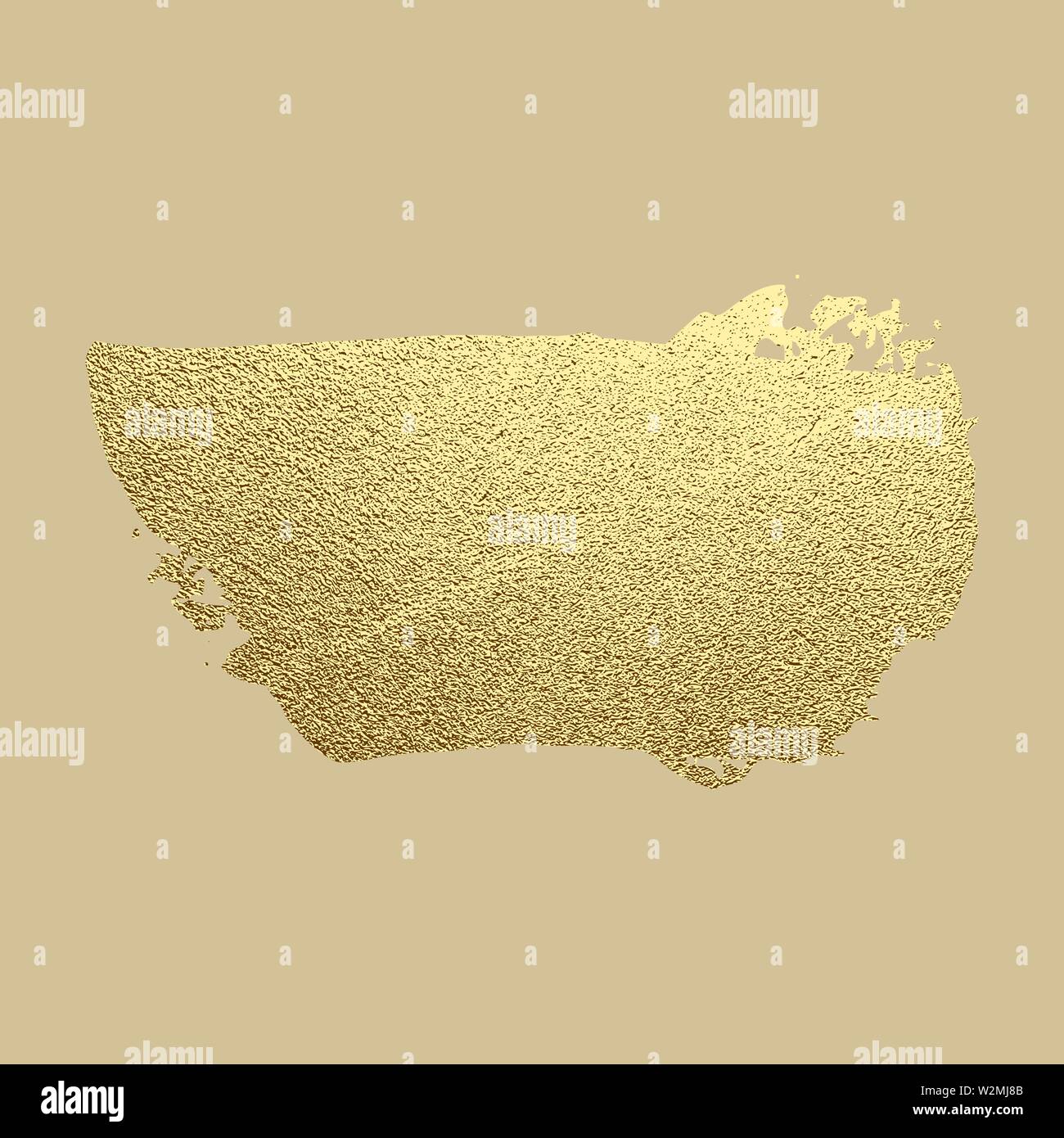 Gold paint stroke. Abstract gold glittering textured art illustration ...