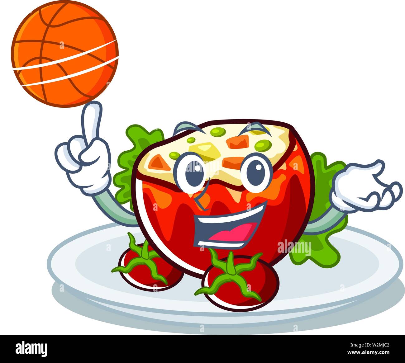 Put it on base Stock Vector Images - Alamy