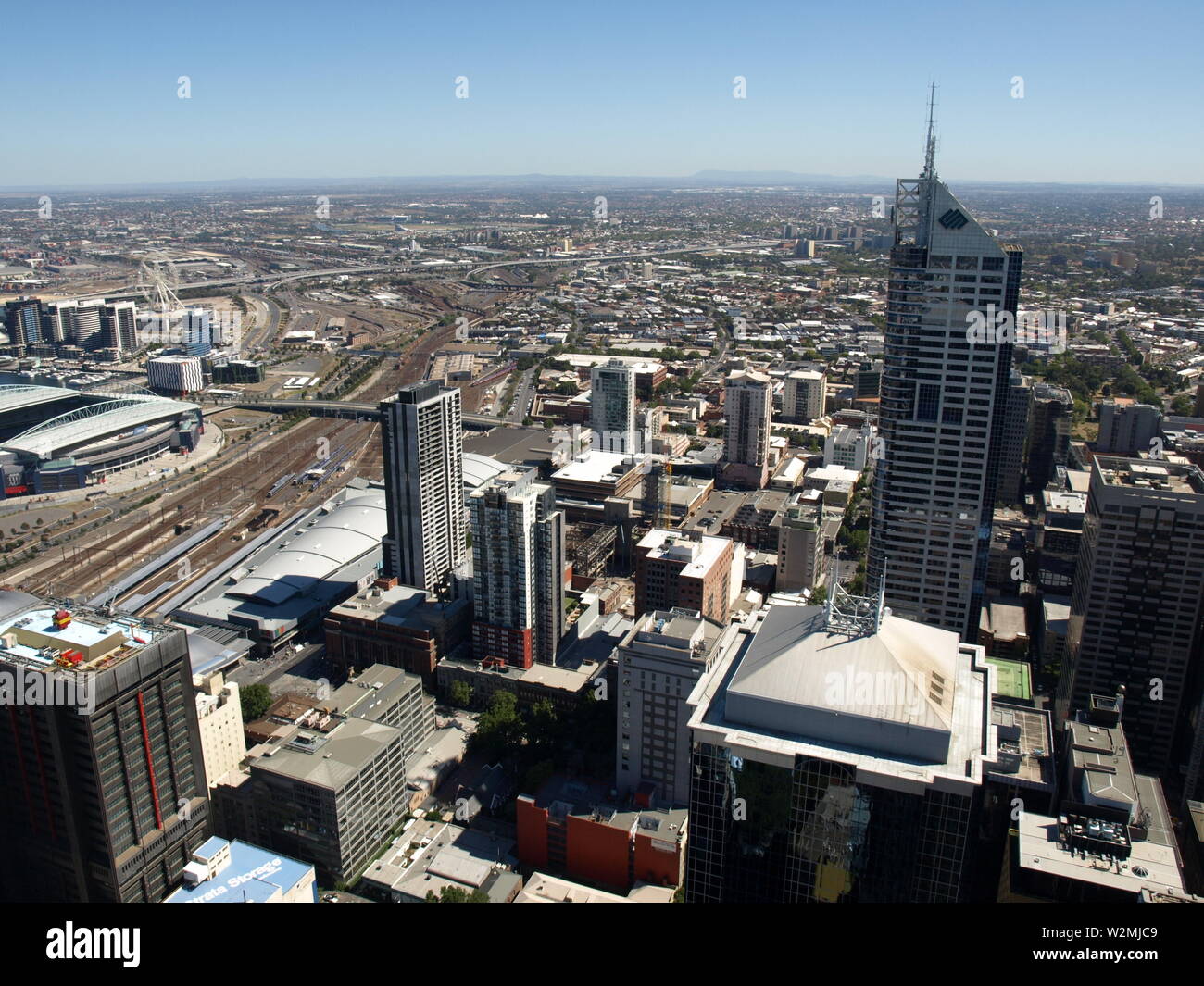 Melbourne, capital of Victoria, Australia. City where modern meets old ...