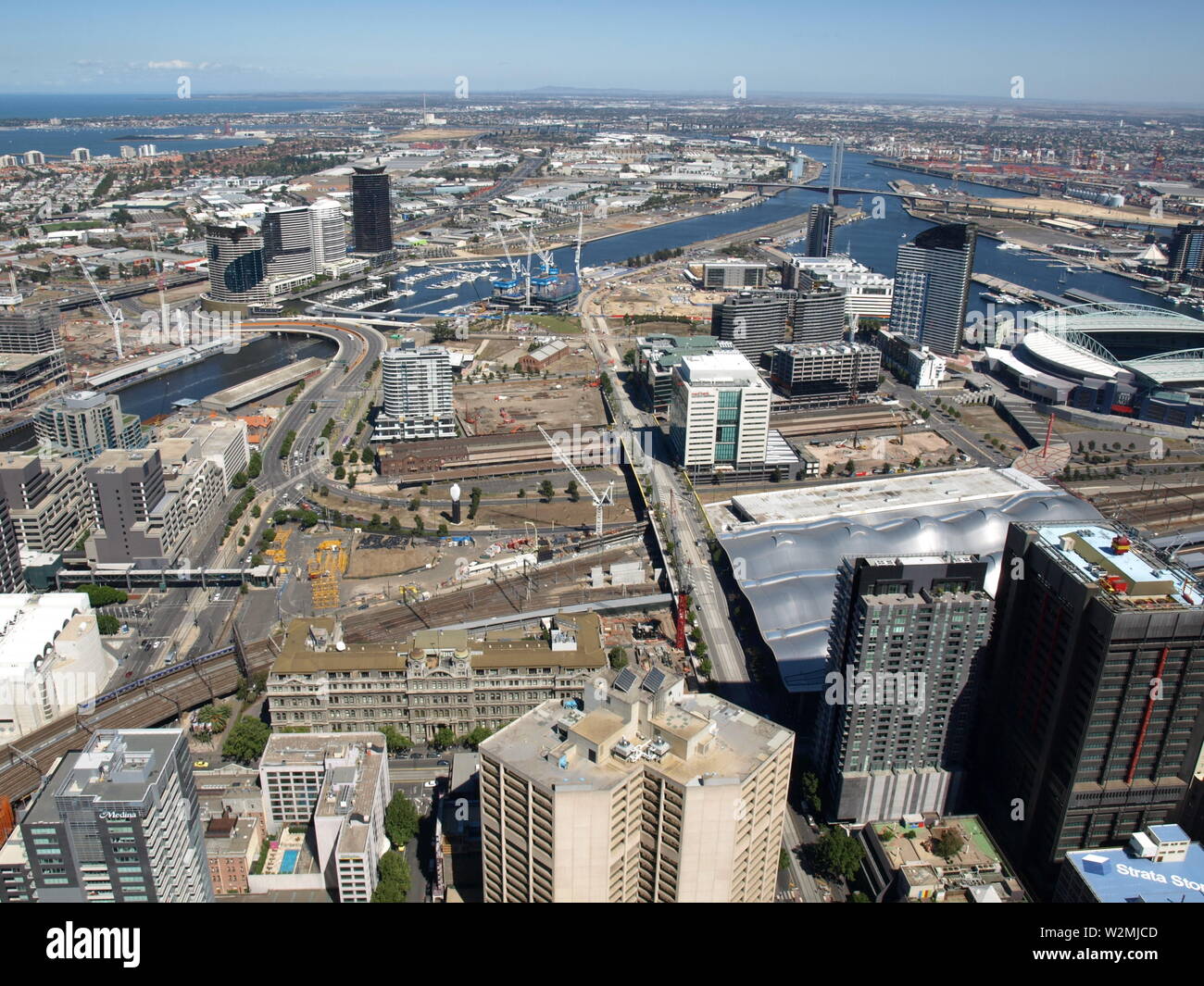 Melbourne, capital of Victoria, Australia. City where modern meets old ...