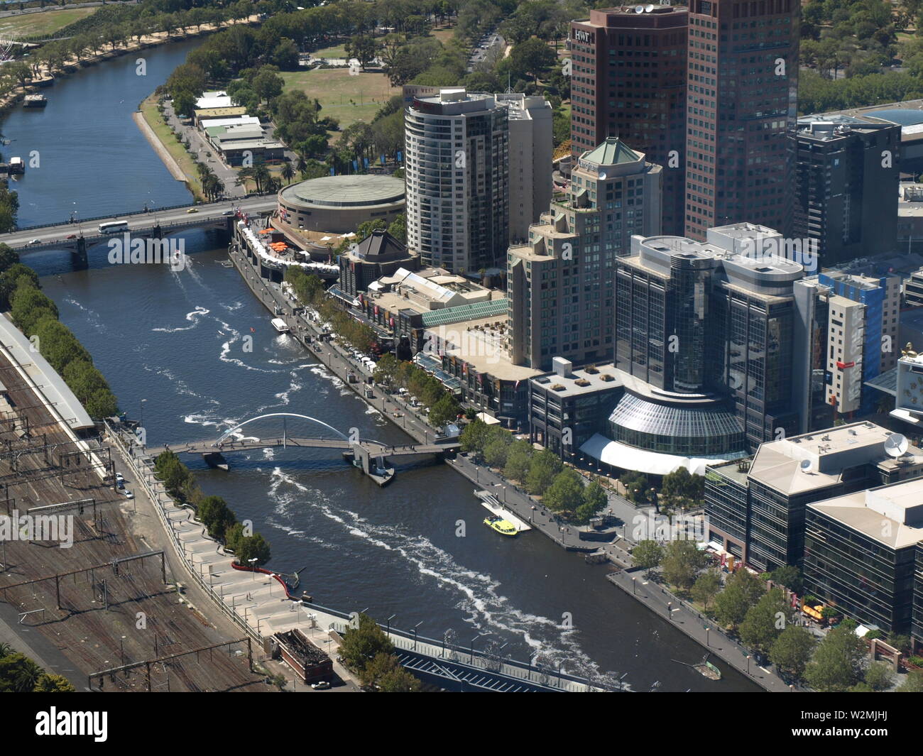 Melbourne, capital of Victoria, Australia. City where modern meets old ...