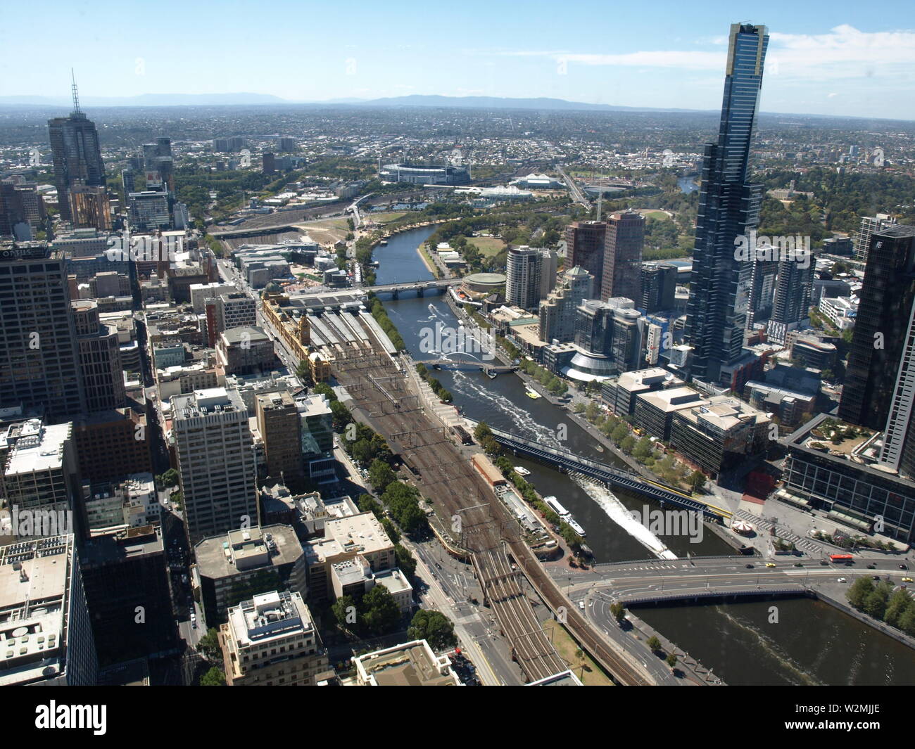 Melbourne, capital of Victoria, Australia. City where modern meets old ...