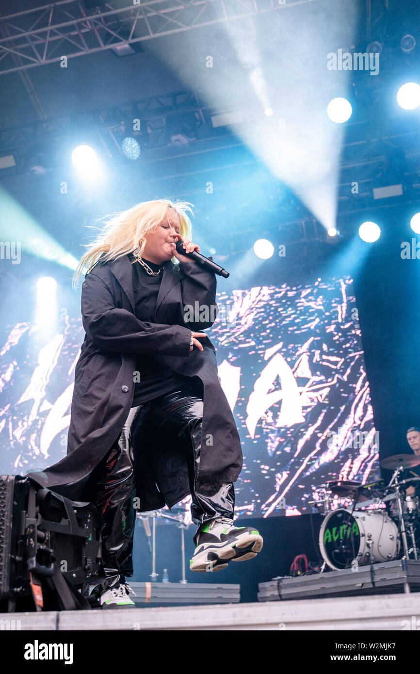 Bergen, Norway - June 14th, 2019. The Finnish singer, songwriter and ...
