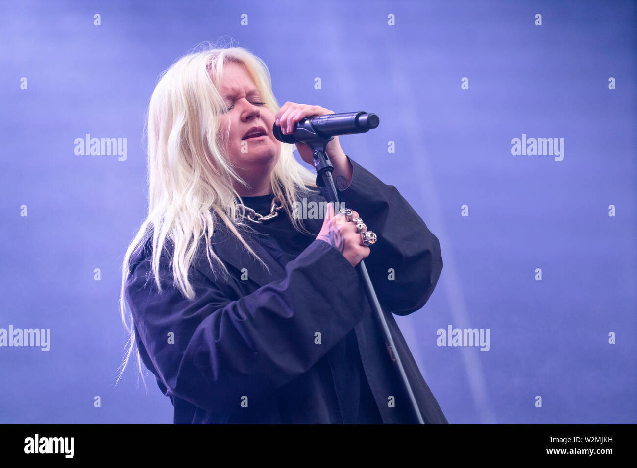 Bergen, Norway - June 14th, 2019. The Finnish singer, songwriter and ...