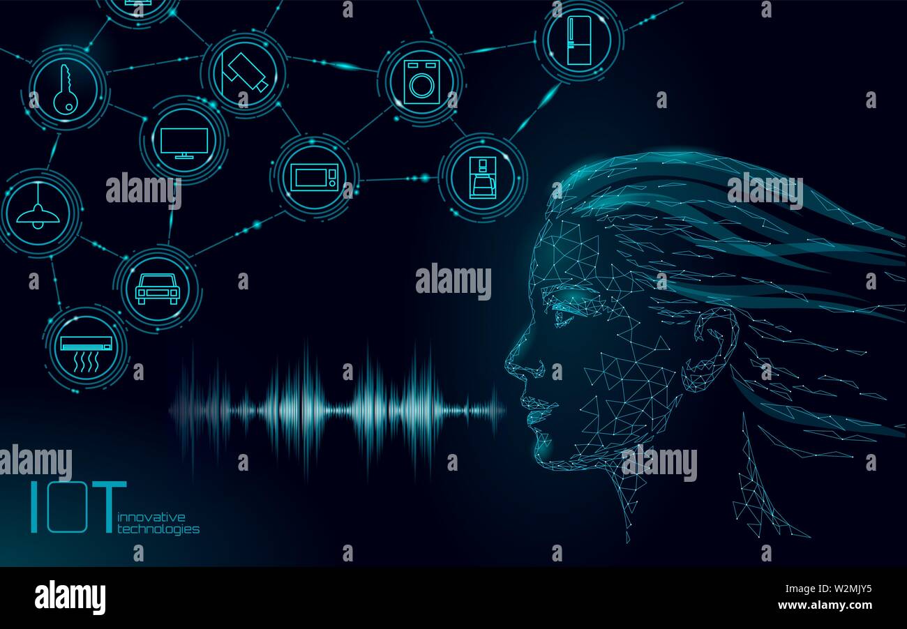 Virtual assistant voice recognition service technology. AI artificial intelligence robot support ...