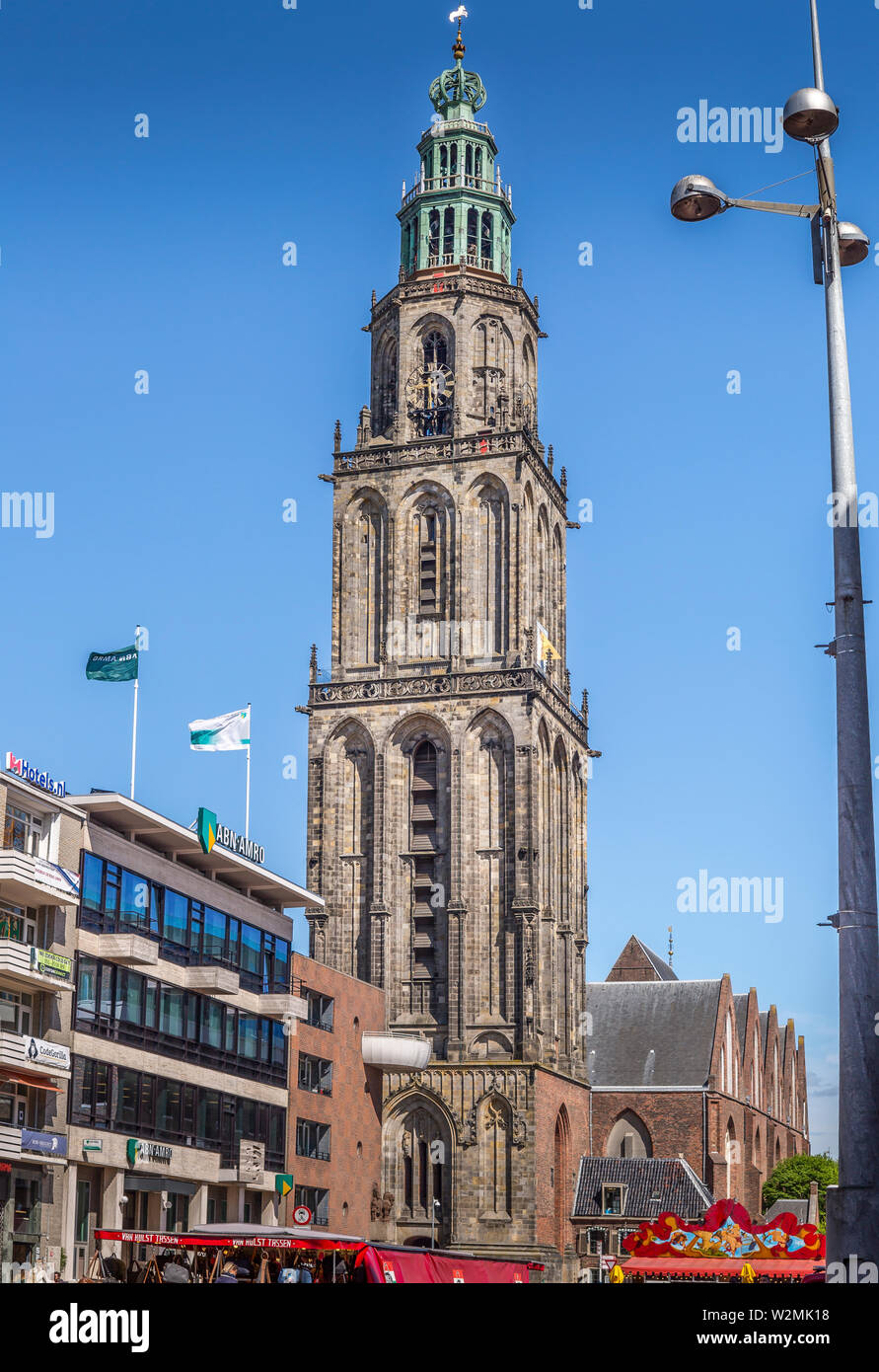Beautiful Tower in Groningen Stock Photo - Alamy