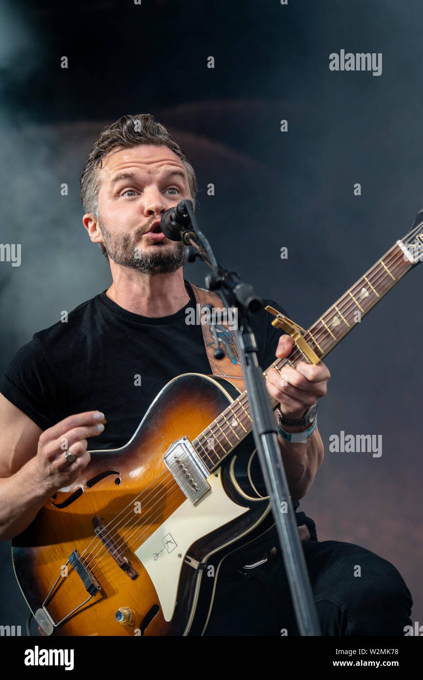 Bergen, Norway - June 13th, 2019. The Swedish singer, songwriter and ...