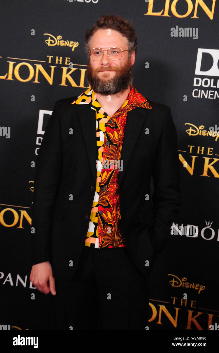 Hollywood, California, USA 9th July 2019 Actor Seth Rogen attends the ...