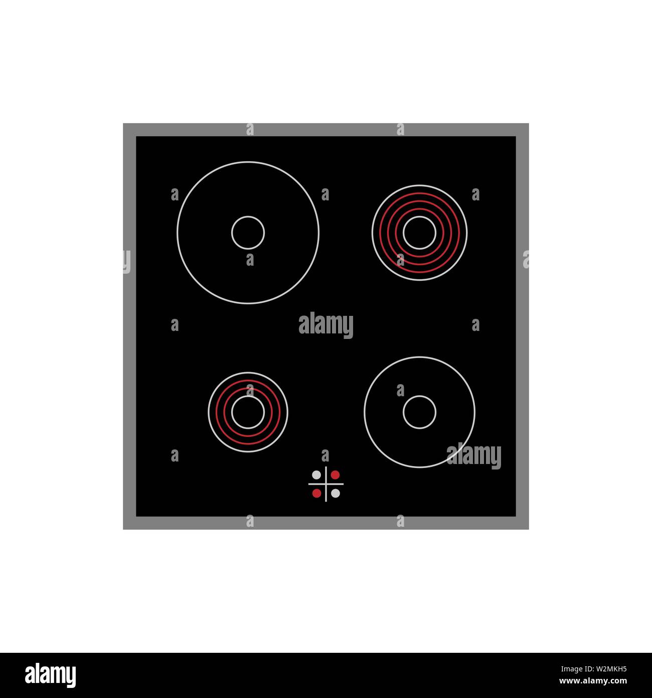 Electric kitchen stove icon. Simple design. Vector eps10 Stock Vector ...