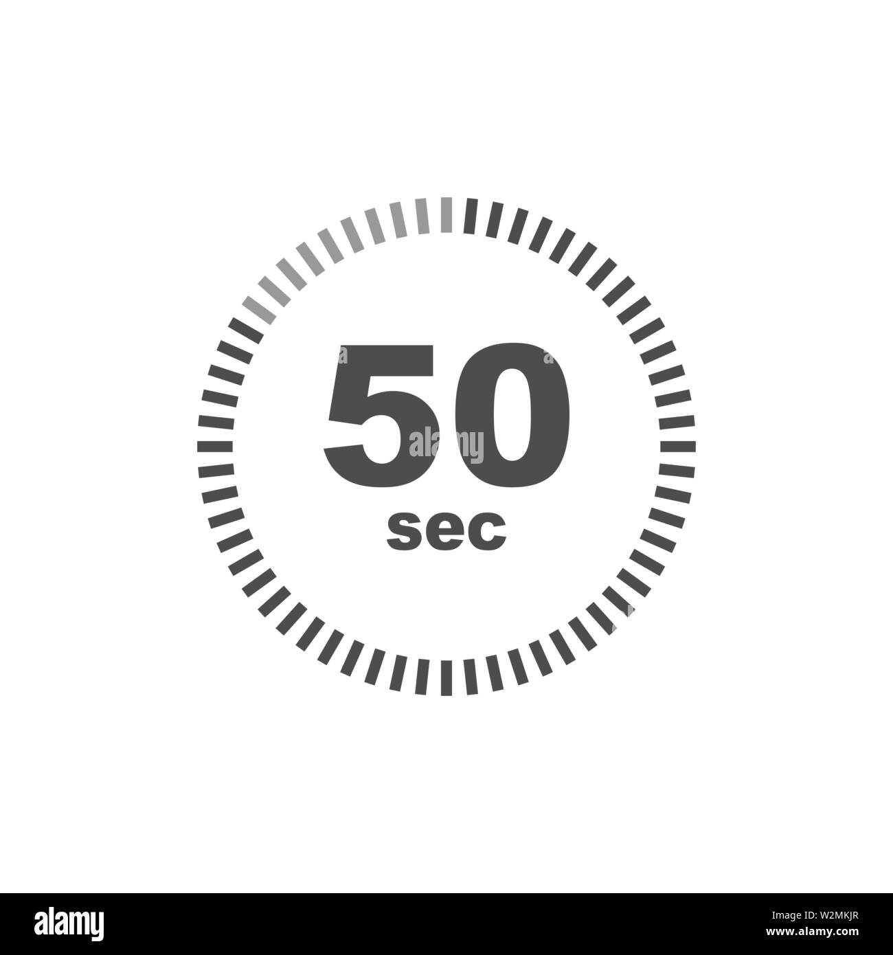 50 second timer clock Cut Out Stock Images & Pictures - Alamy