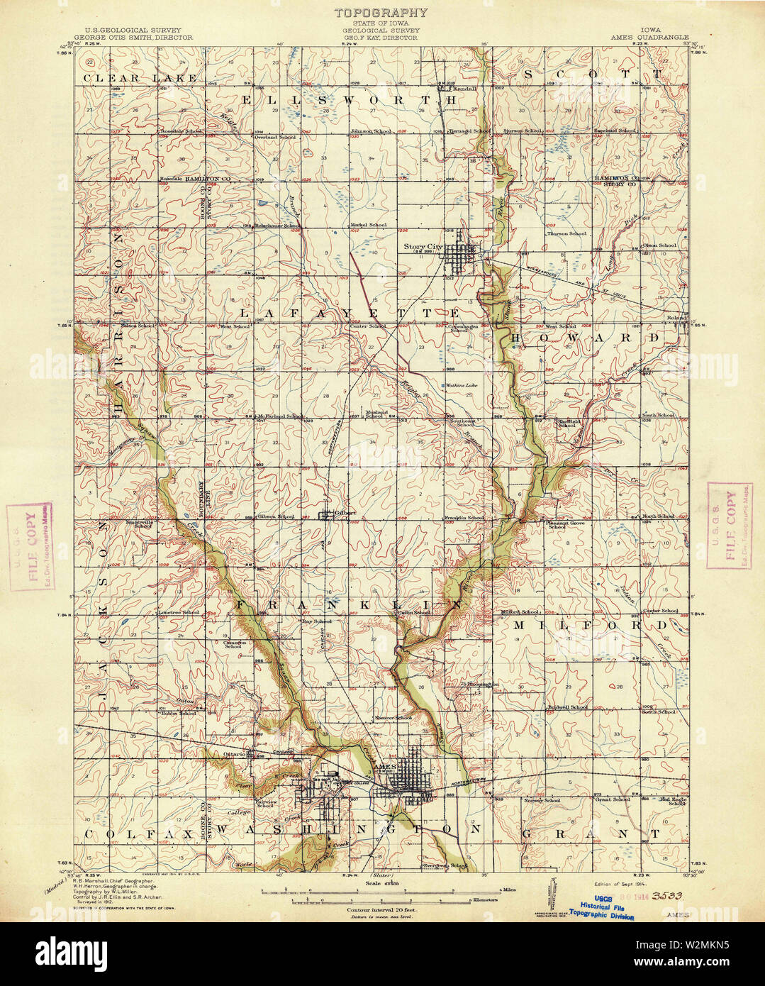 Ames iowa map hi-res stock photography and images - Alamy