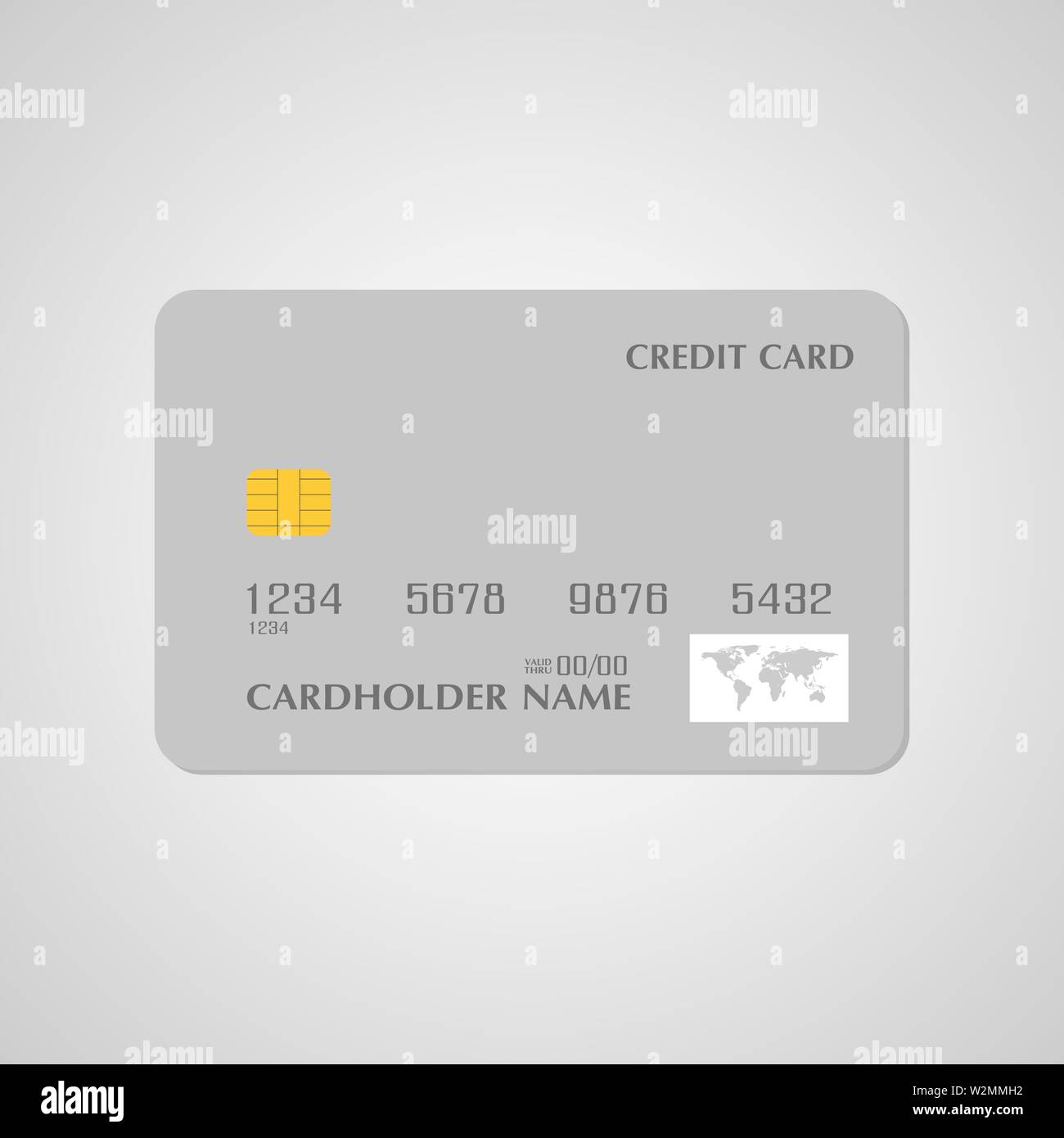 Credit Card icon sign. Bank card. Vector Stock Vector Image & Art - Alamy