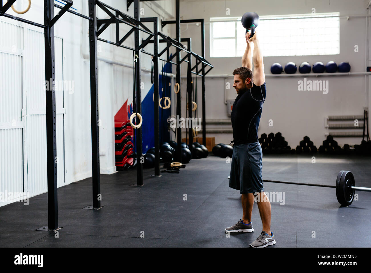 Kettlebell exercises hi-res stock photography and images - Alamy
