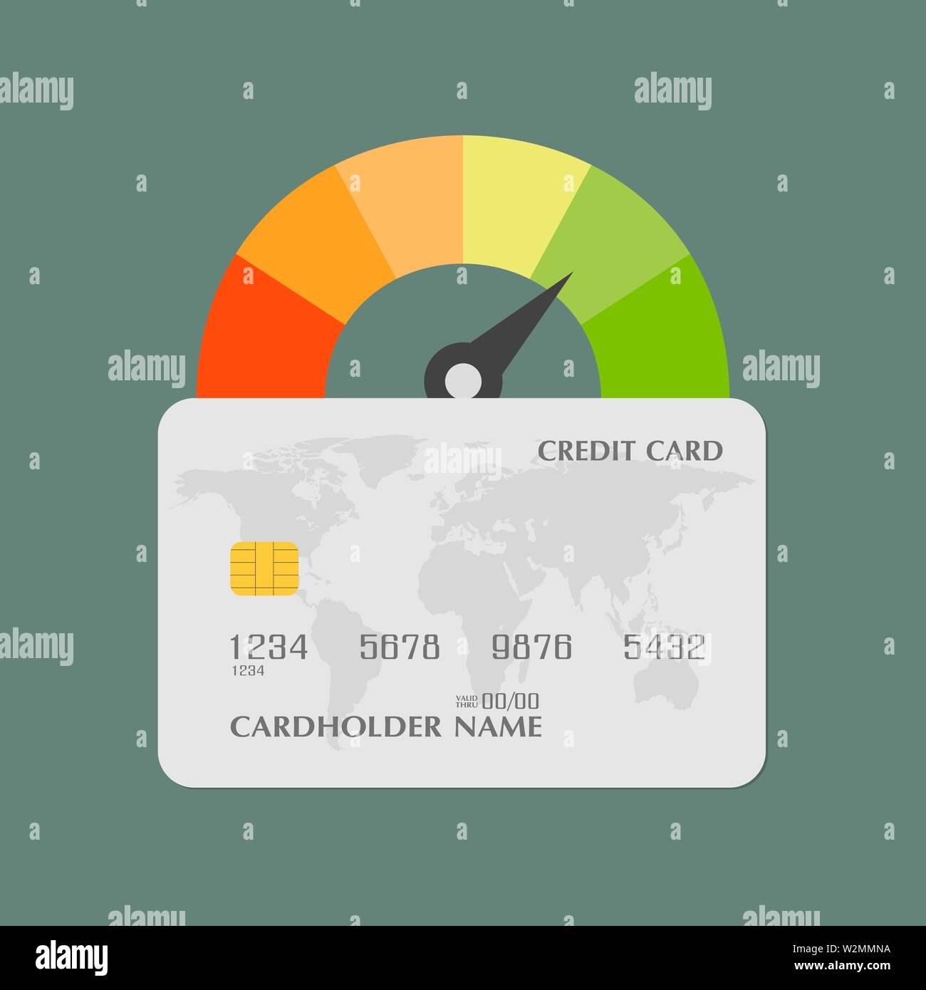 Credit score icon. Vector eps10 illustration Stock Vector Image & Art ...