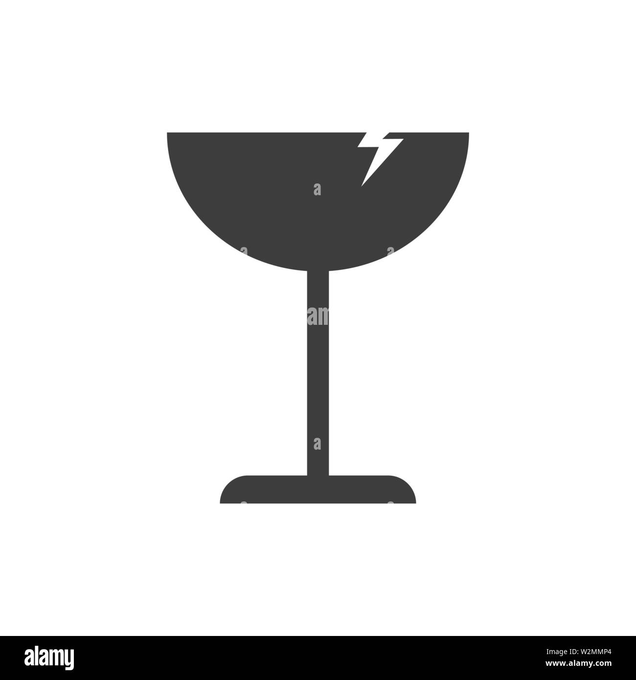 Glass icon. Delivery sign Stock Vector Image & Art - Alamy