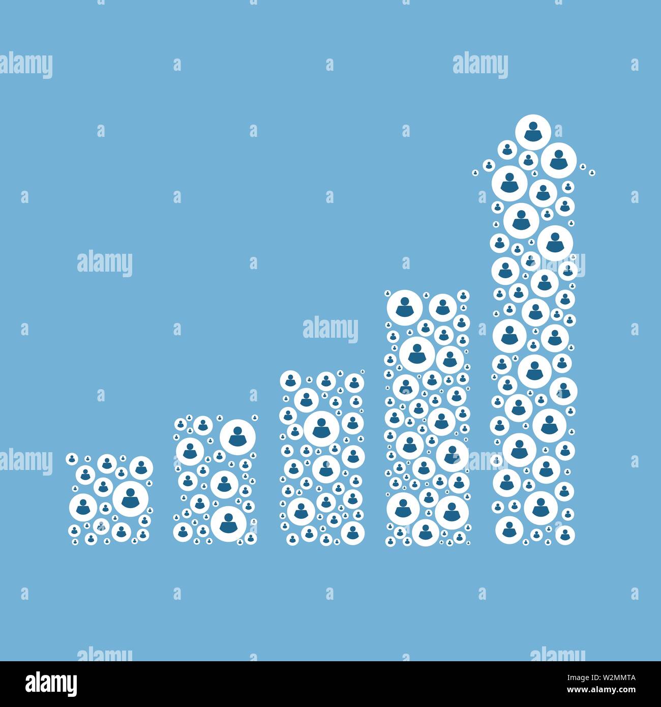 Graph icon concept. Financial business icons. Vector Stock Vector Image ...