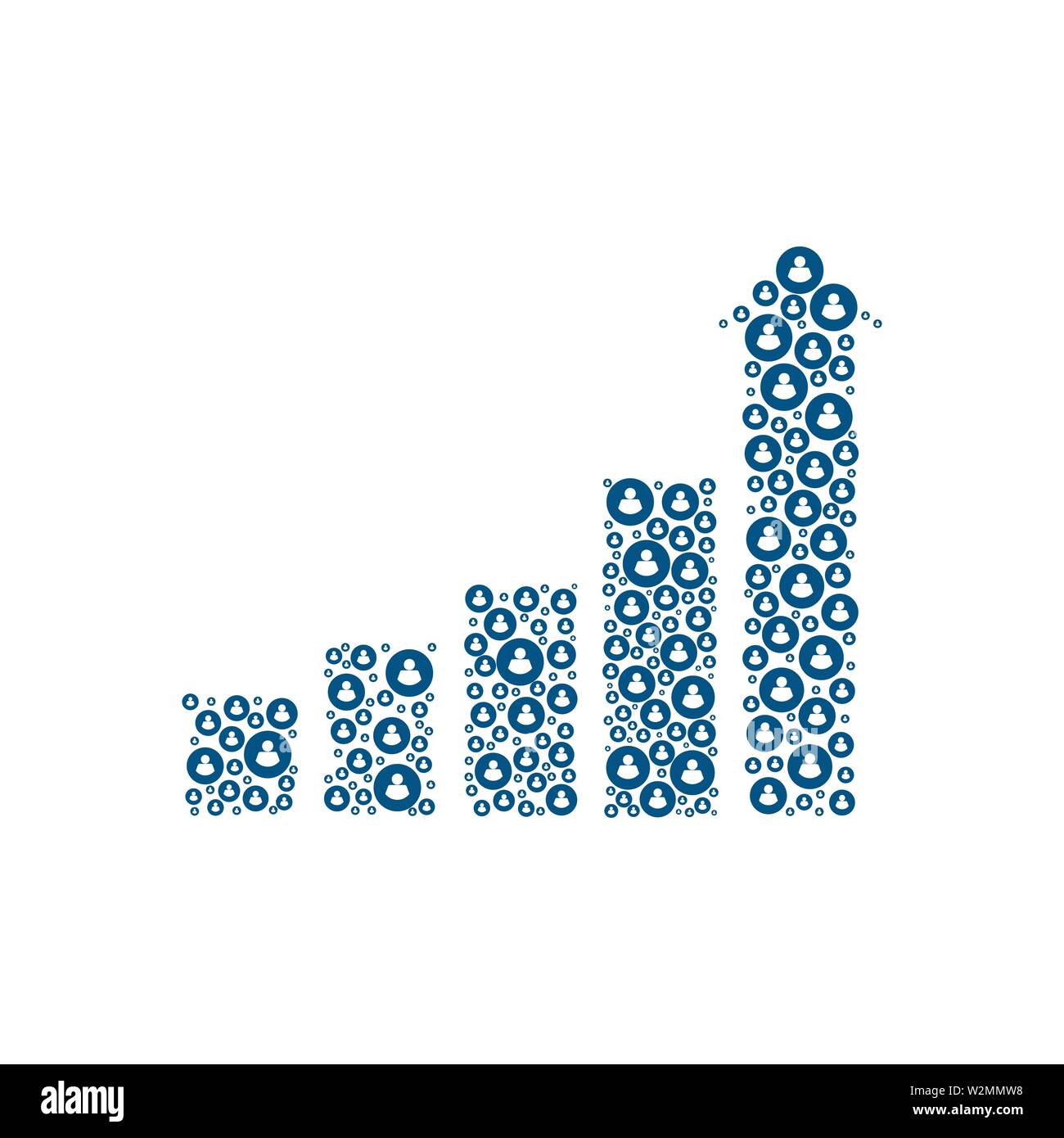 Graph icon concept. Financial business icons. Vector Stock Vector Image ...